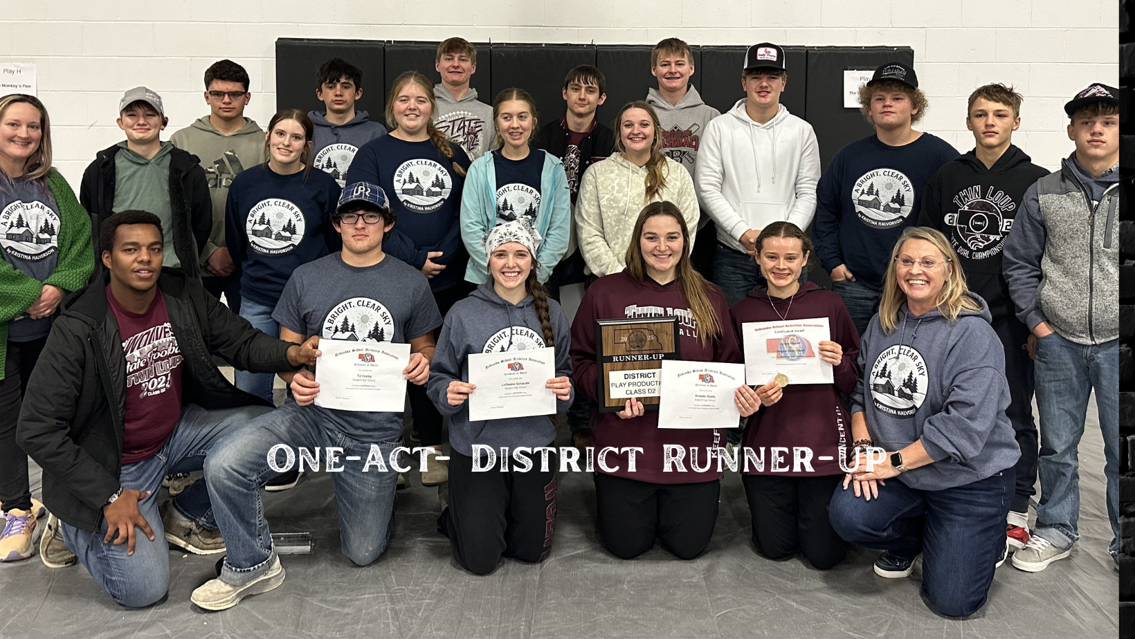 Sargent Public Schools - 2025 One Act